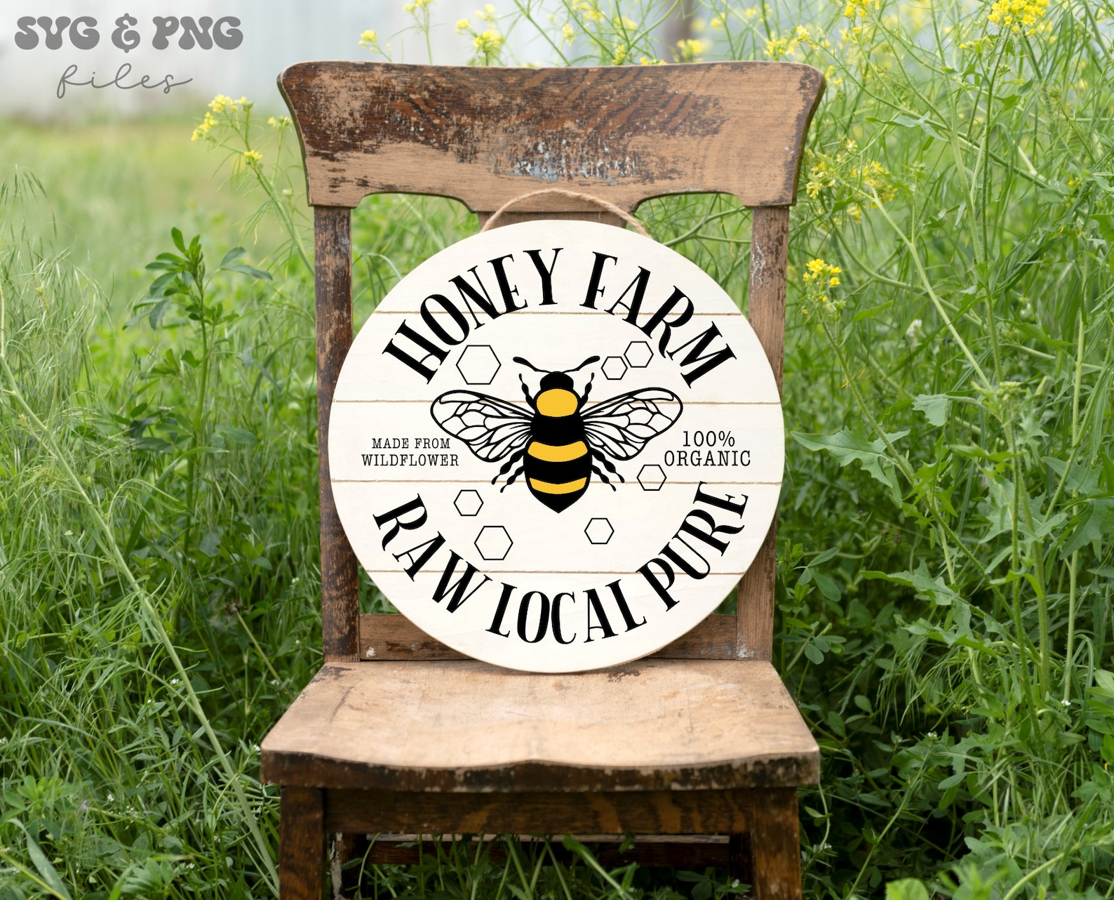 Honey Sign SVG Bundle, Farmhouse Sign Svg, Farm Fresh Honey Svg, Bumble ...