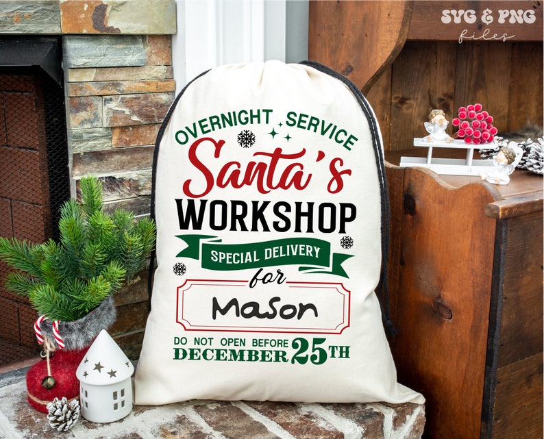 Santa Sack Svg Bundle Christmas Santa Sack Svg Santa Sack - Etsy