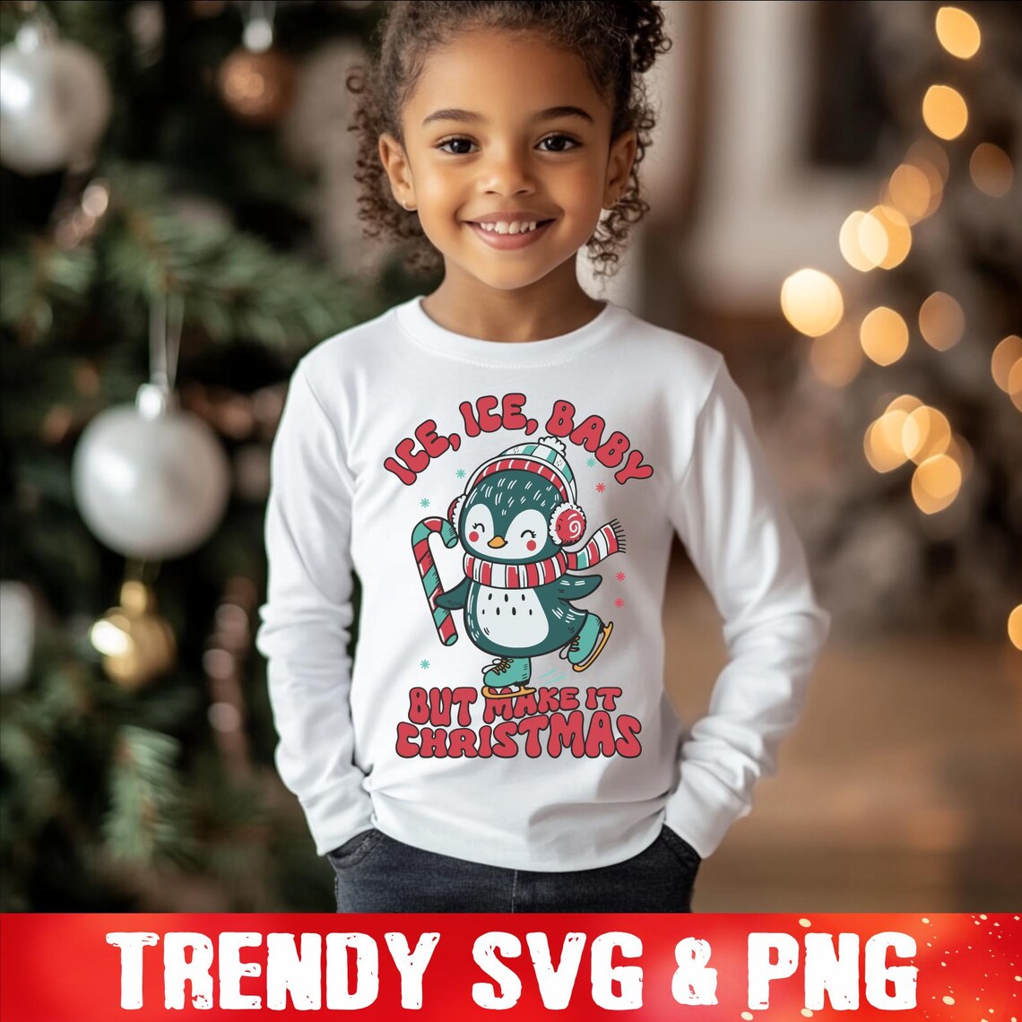 Retro Kids Christmas SVG Bundle, Trendy Christmas Toddler Svg, Funny ...