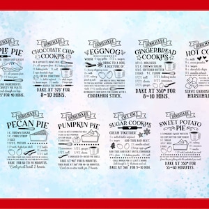 Bundle Recipe Svg,farmhouse Kitchen Svg,bundle Recipe Cut File ...