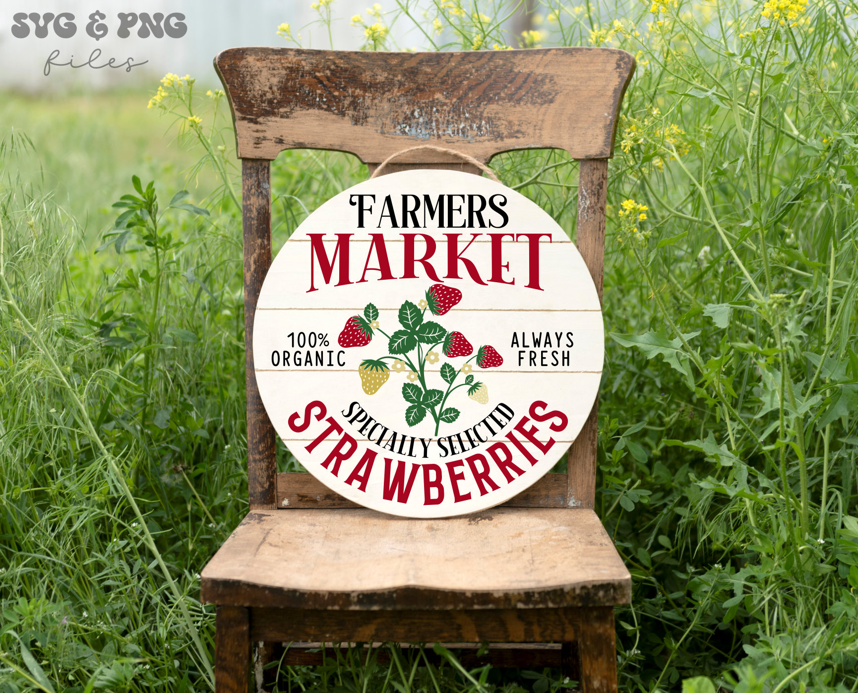 Strawberry Sign Svg Bundle, Farm Fresh Strawberries Svg, Farmhouse ...