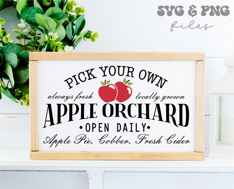 Apple Sign SVG Bundle, Fresh Apples Farm Svg Set, Farmers Market Apple ...
