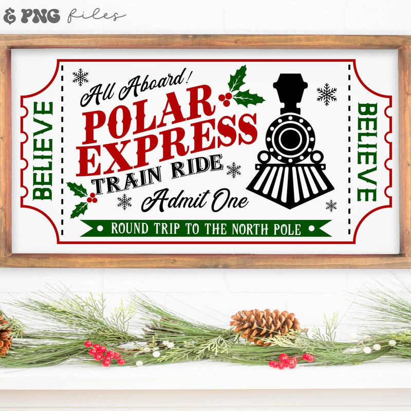 Polar Express Sign - Etsy