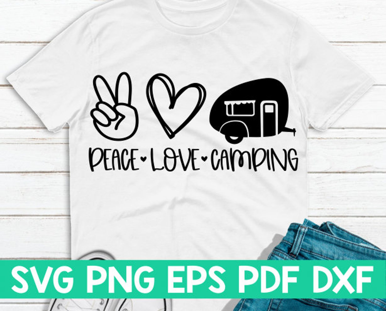 Peace Love Camping Svgpeace Love Cut Filepeace Love - Etsy