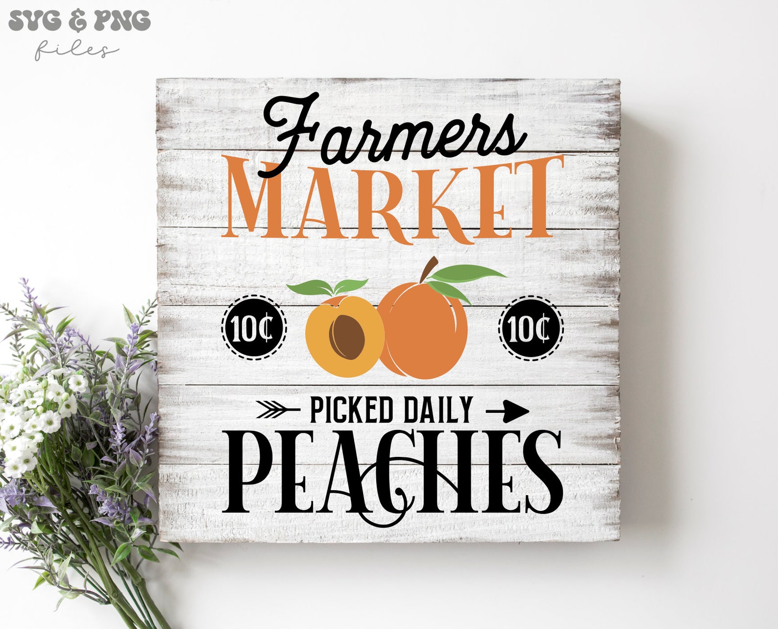 Peach Sign SVG Bundle, Peach Quote Svg Set, Just Peachy Svg, Fresh ...