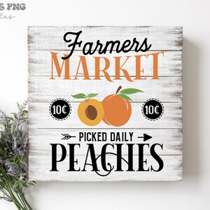 Peach Sign SVG Bundle, Peach Quote Svg Set, Just Peachy Svg, Fresh ...