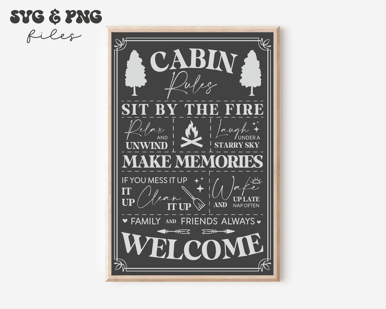 Outdoor Rules Svg Bundlerustic Sign Bundle Svgfarmhouse - Etsy
