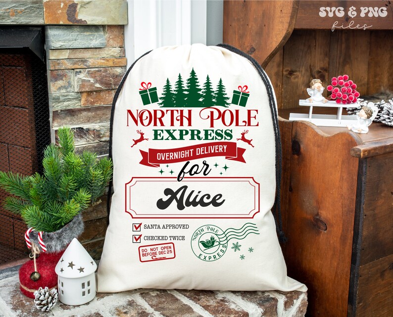 Santa Sack Svg Bundle Christmas Santa Sack Svg Santa Sack - Etsy