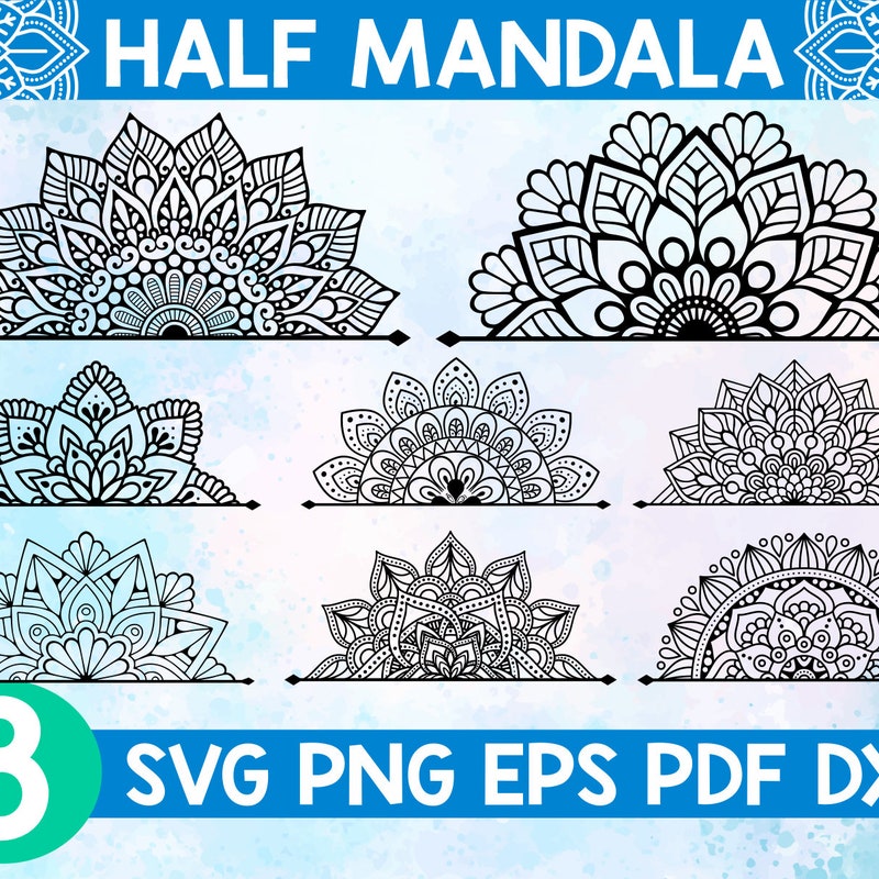 Mandala Svg - Etsy