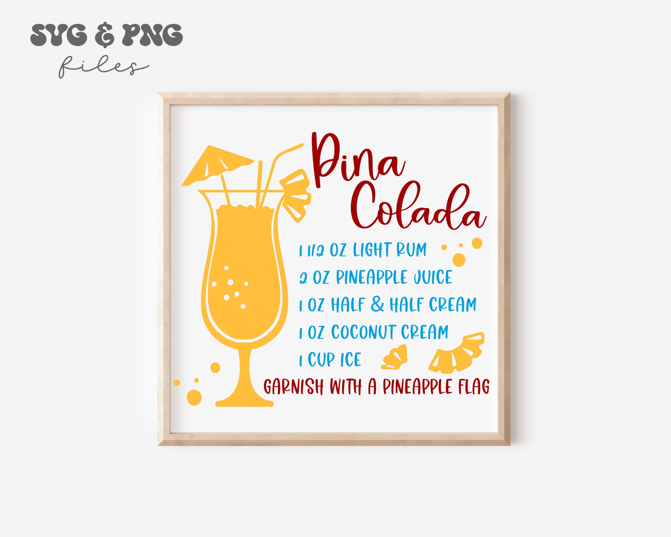 Cocktails Recipe SVG Bundle, Cocktail Recipe Svg, Cocktail Recipe for ...