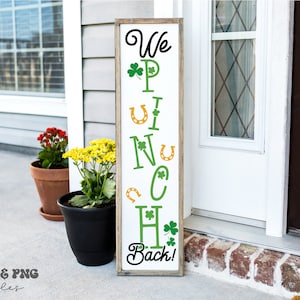St Patricks Day Porch Sign SVG Bundle, Patrick's Front Door Signs Svg ...