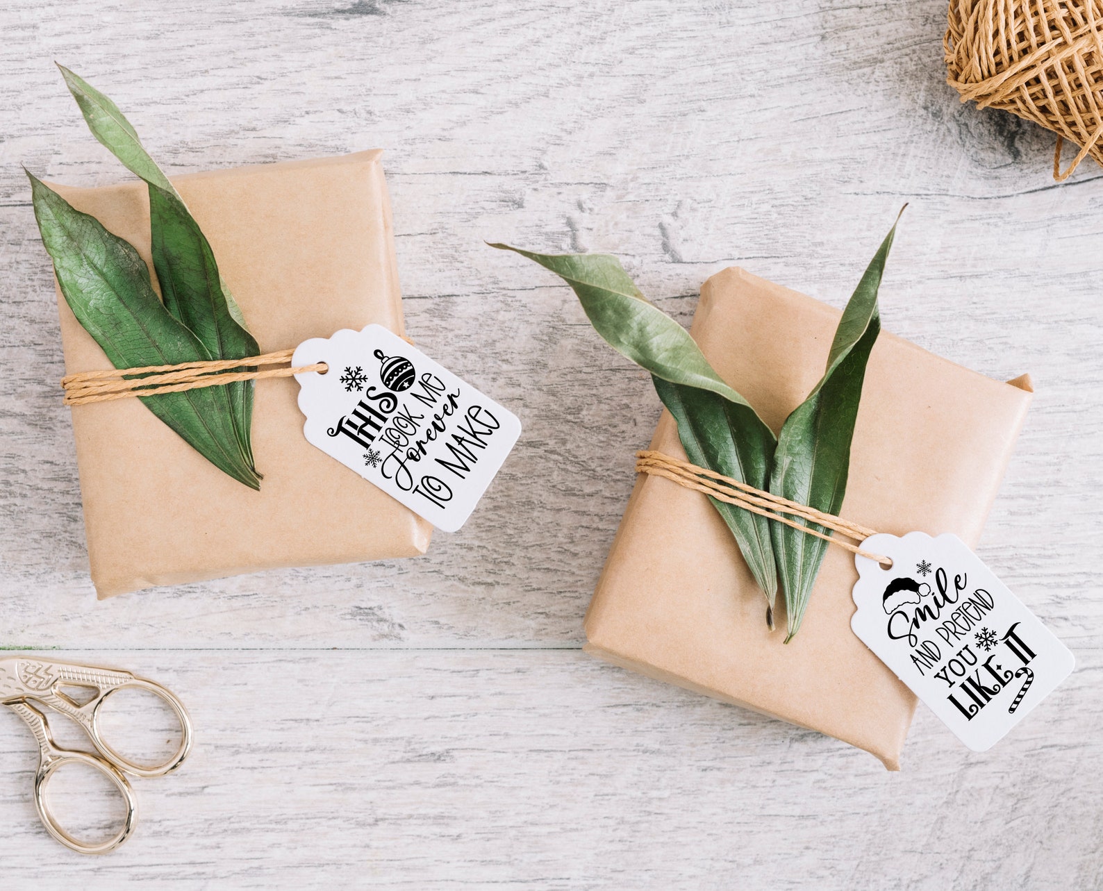 Gift Tag Quote SVG Bundle, Funny Christmas Gift Tags Svg, Sarcastic ...
