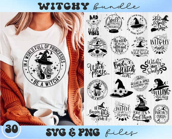 Witchy SVG Bundlewitchy Quotes Svgwitch Svg Shirtmagic - Etsy
