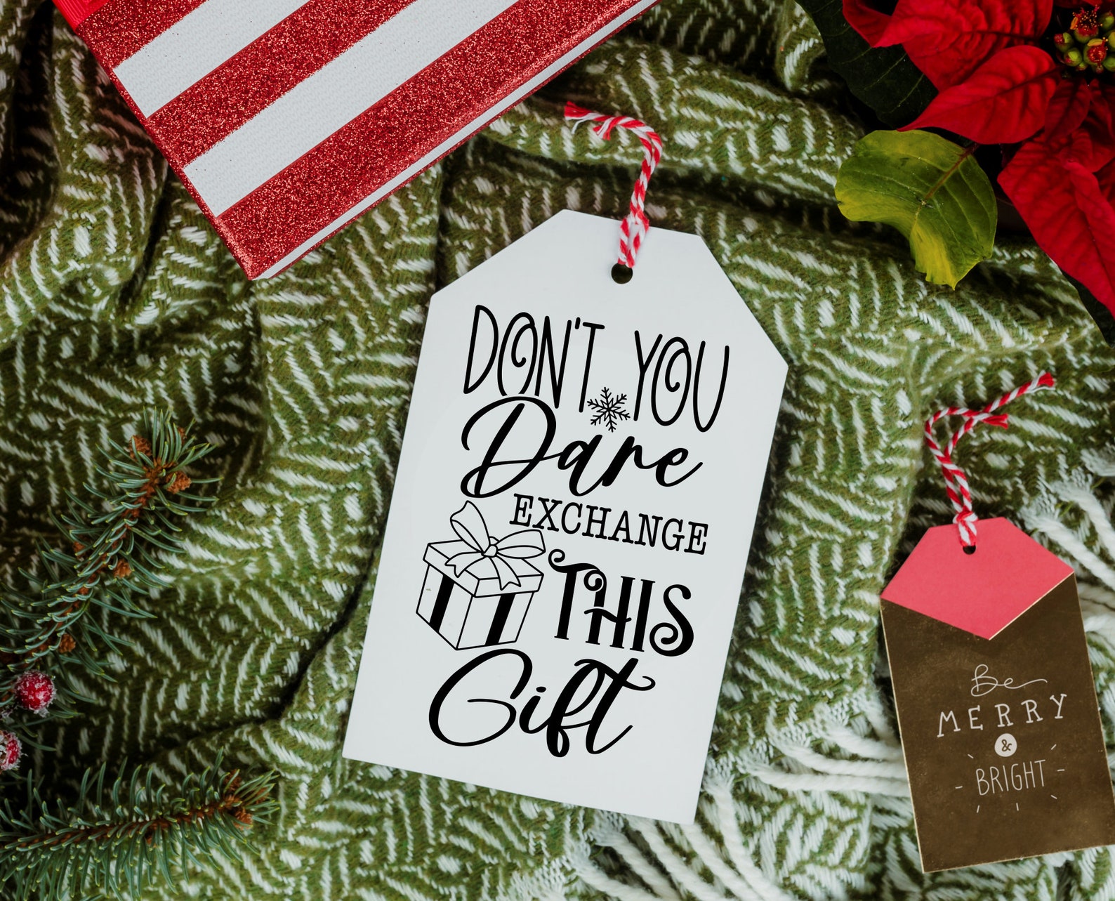Gift Tag Quote SVG Bundle, Funny Christmas Gift Tags Svg, Sarcastic ...