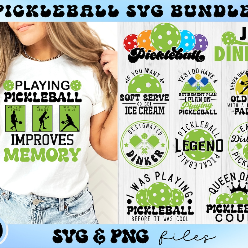 Pickleball Svg Bundle - Etsy