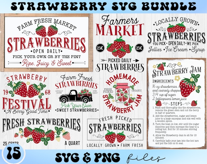 Strawberry, Svg Files, Svg Files for Cricut, Svg Cricut, Svg Images ...