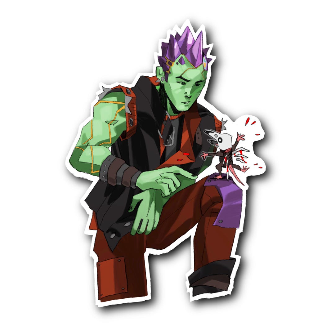 Ashton and Pâté Sticker - Etsy