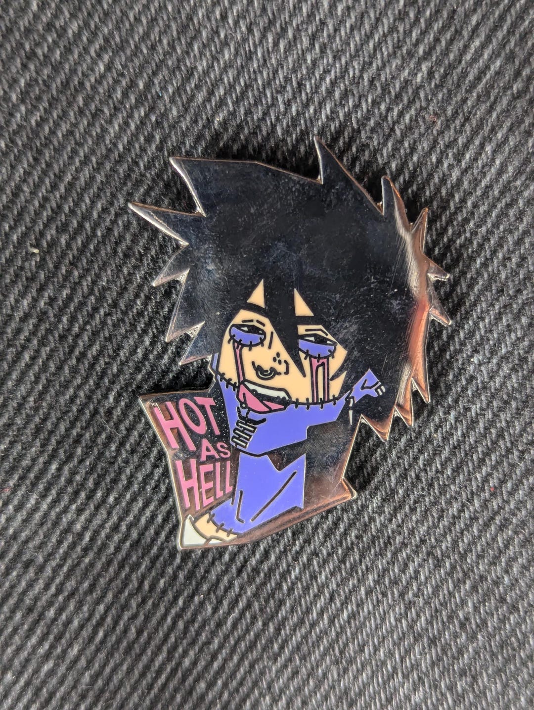 Dabi ‘hot as Hell’ Enamel Pin - Etsy