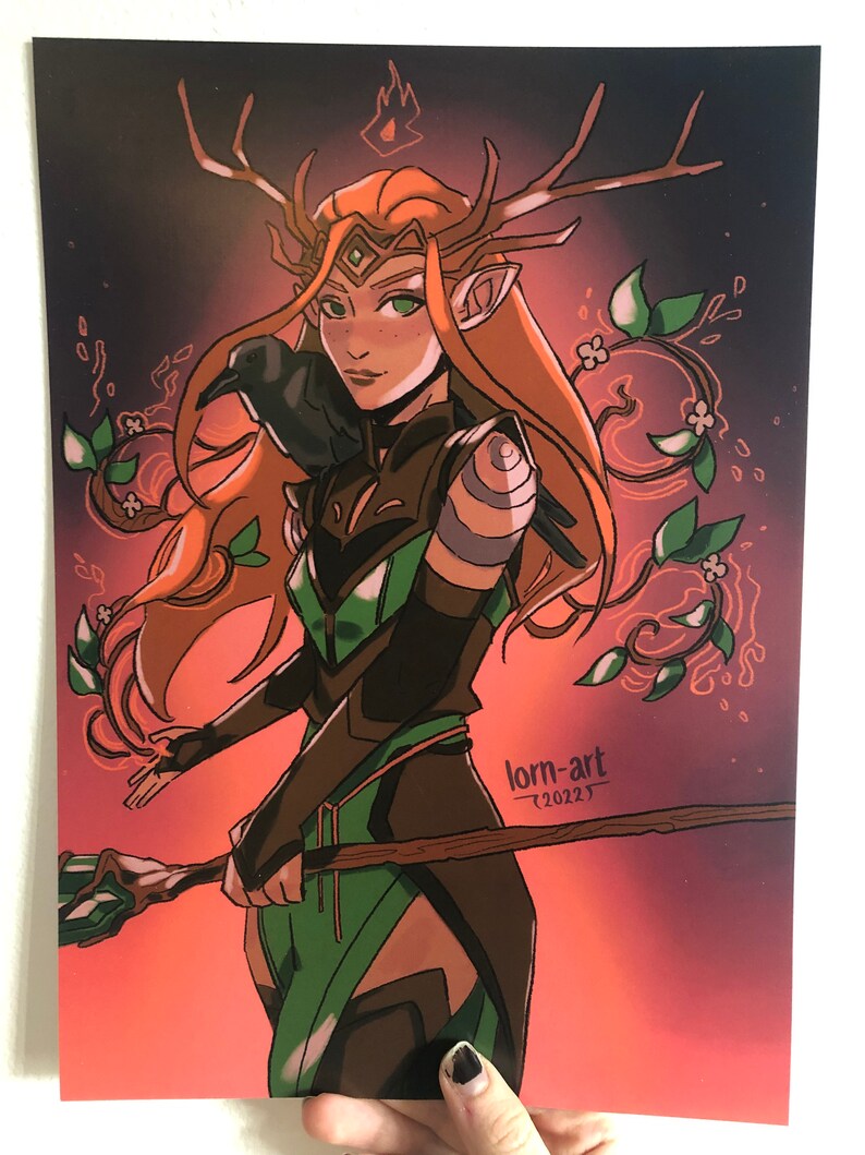 Keyleth A4 Print - Etsy