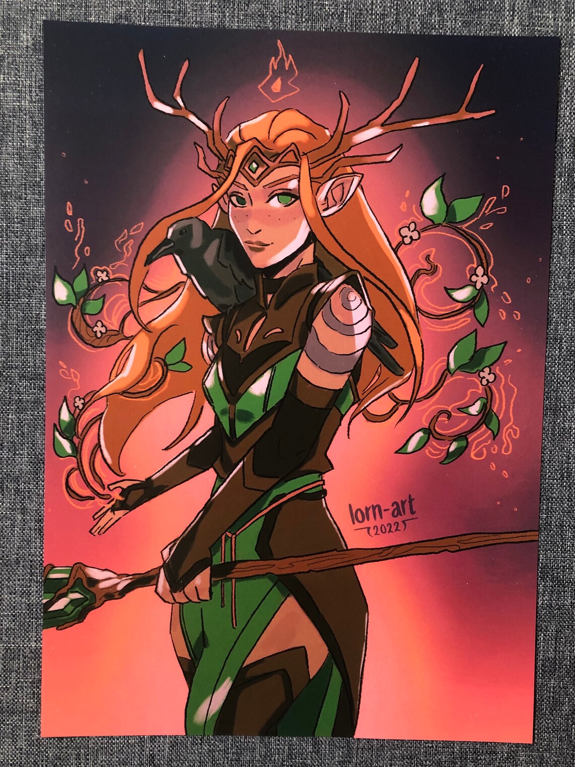 Keyleth A4 Print - Etsy
