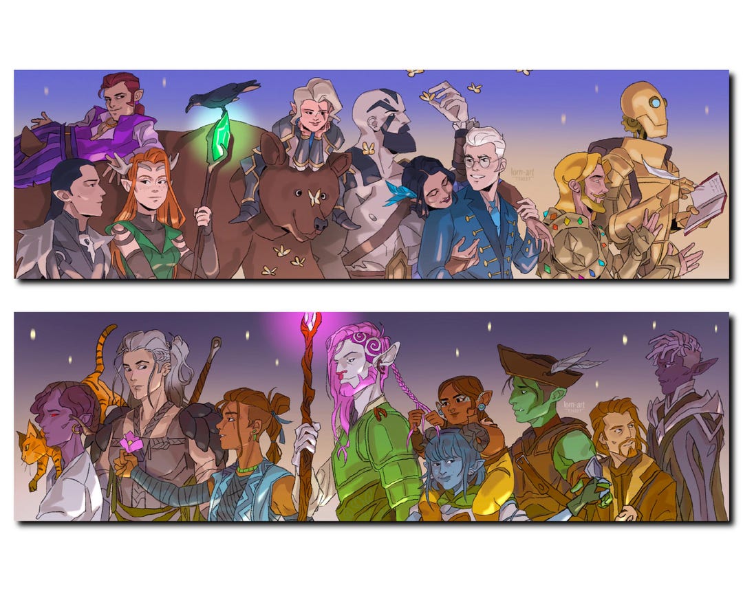 Critical Role Party Prints - Etsy