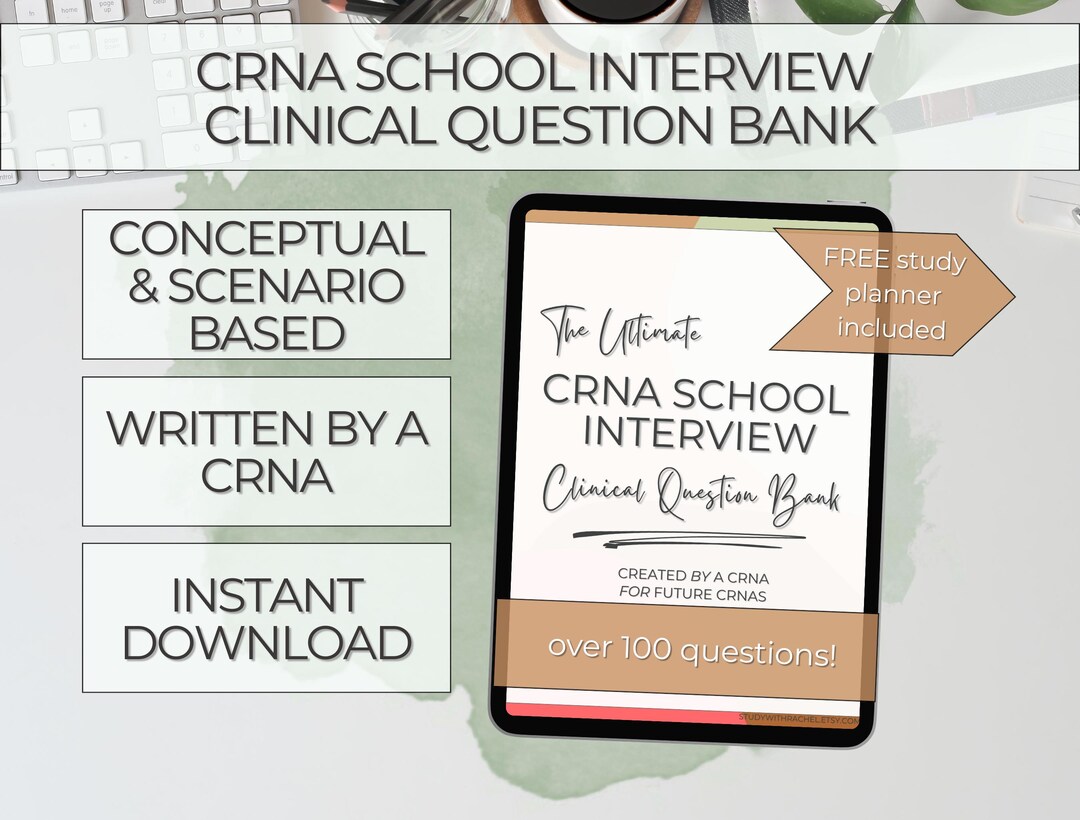 CRNA School Interview Clinical Question Bank, Critical Care Concepts Answer Key and Rationales ...