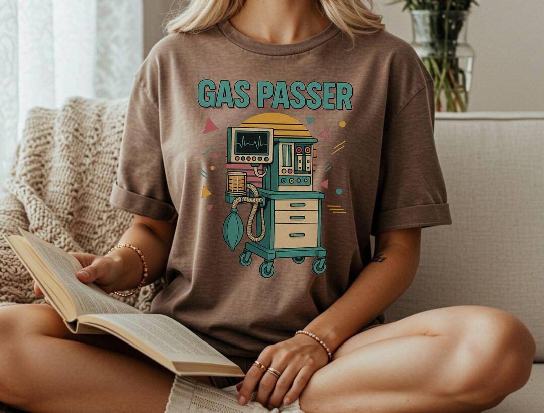 Retro “gas Passer” PNG | Anesthesia Machine Illustration | Funny CRNA ...