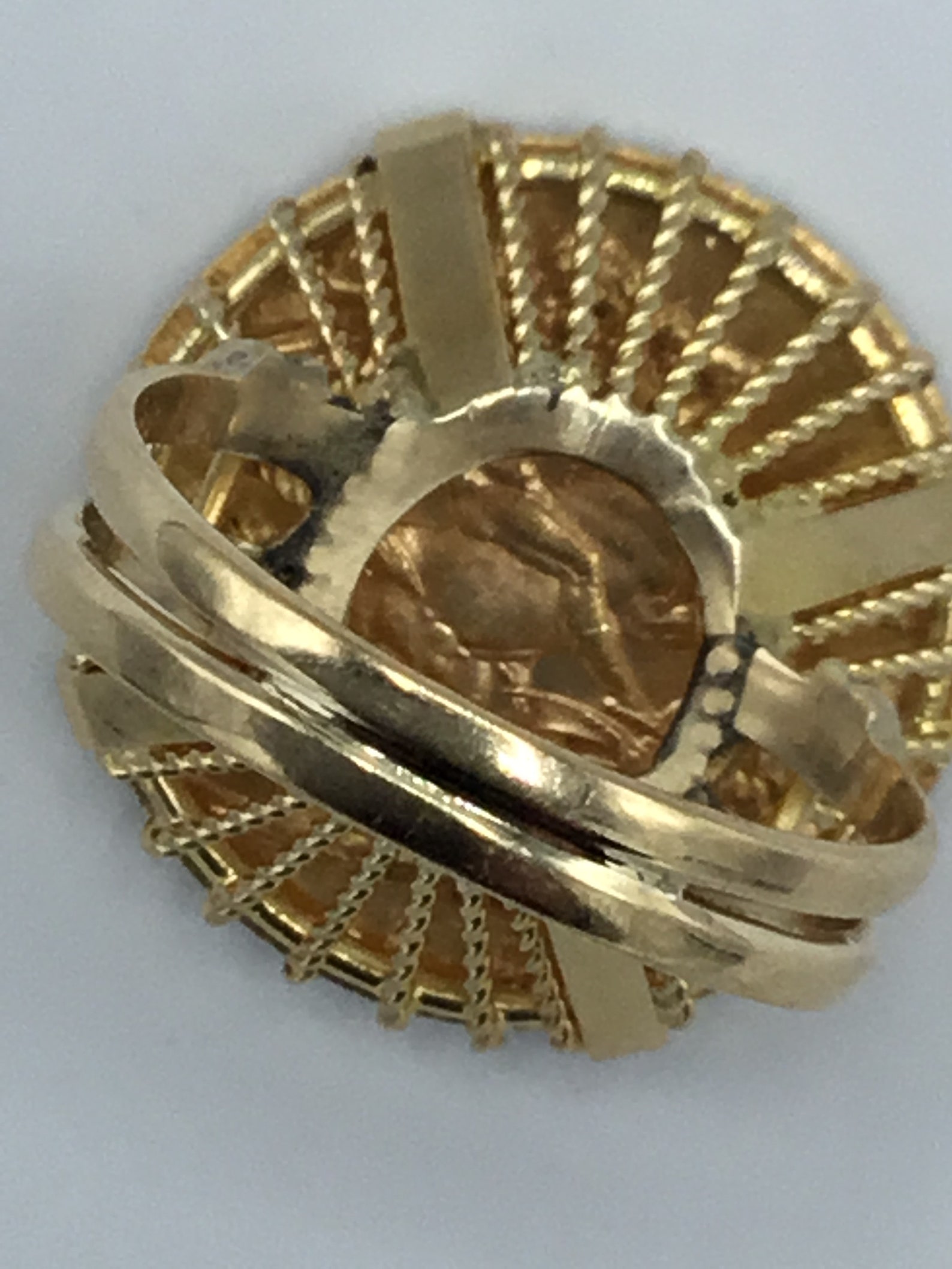 1915 Gold Sovereign King George V London Royal Mint Ring - Etsy