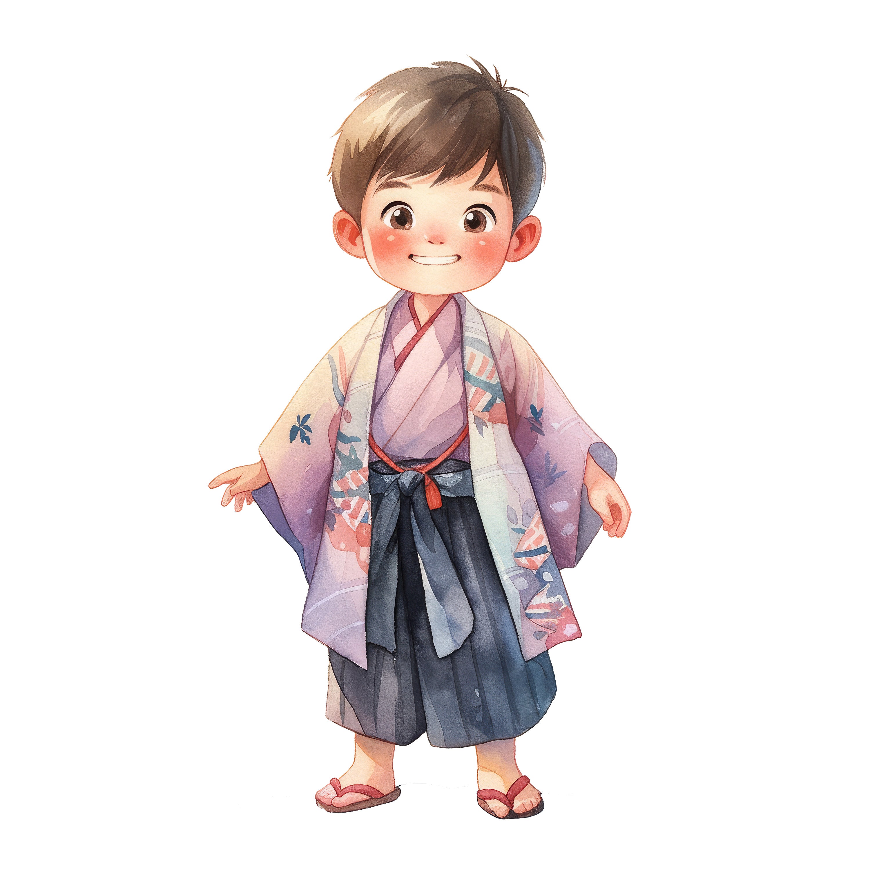 Asian Style 15 High Quality PNG Clipart Smile.asian Boy - Etsy