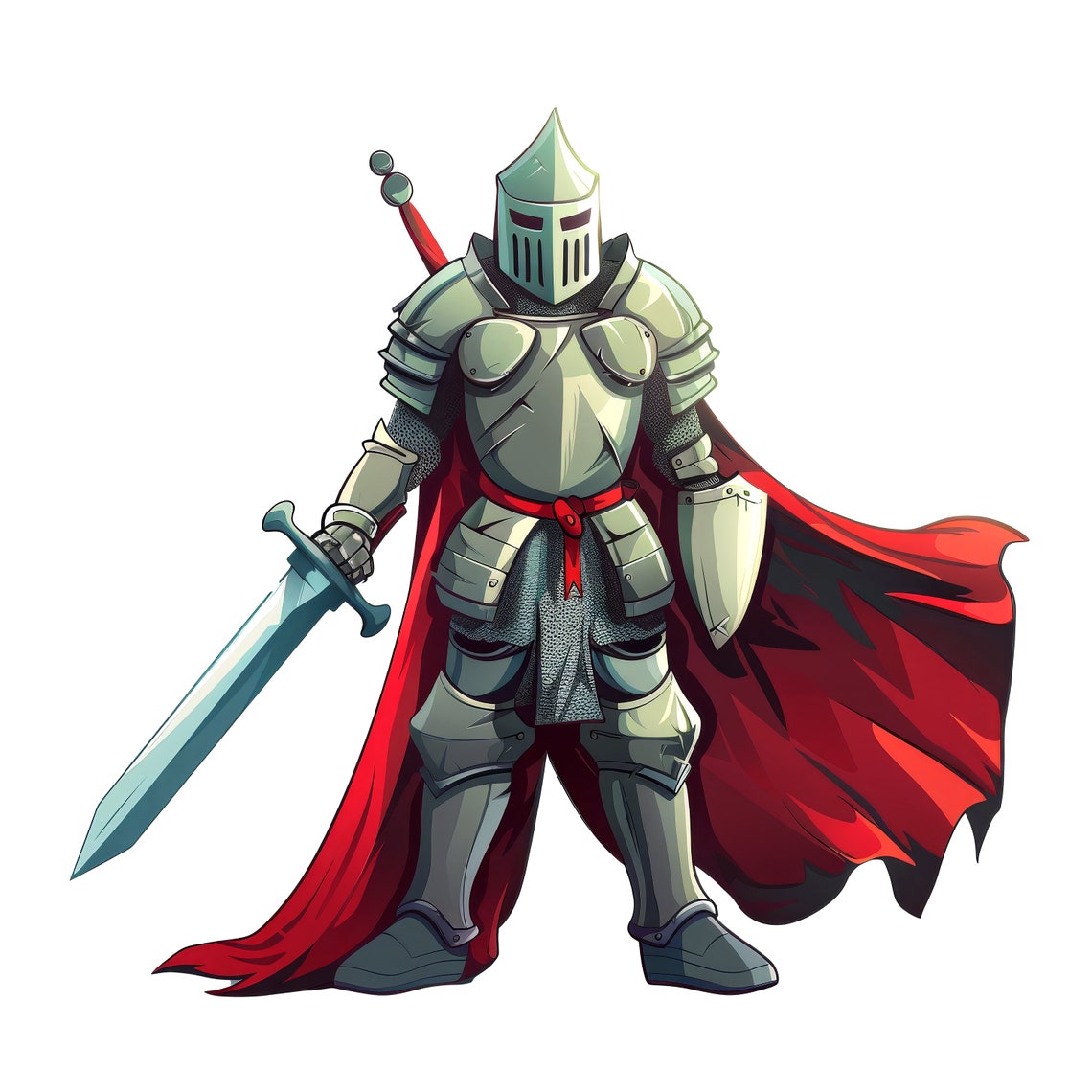 Cute Knight PNG Bundle, Digital Crafts Designs Transparent 22 High ...