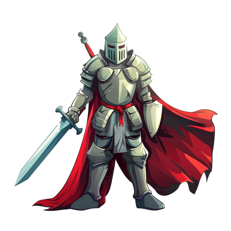 Cute Knight PNG Bundle, Digital Crafts Designs Transparent 22 High ...