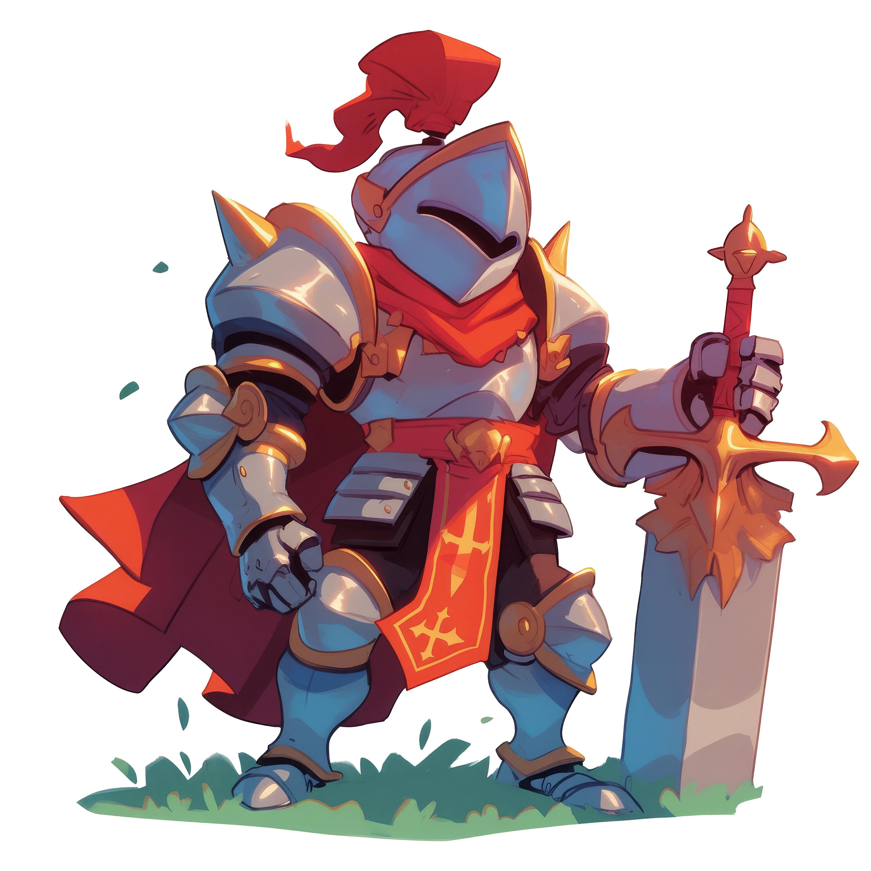 Cute Knight PNG Bundle, Digital Crafts Designs Transparent 22 High ...