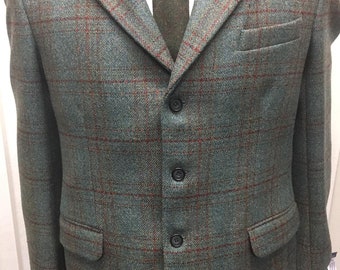 Gents Stromay Green Harris Tweed Sports Jacket | Etsy