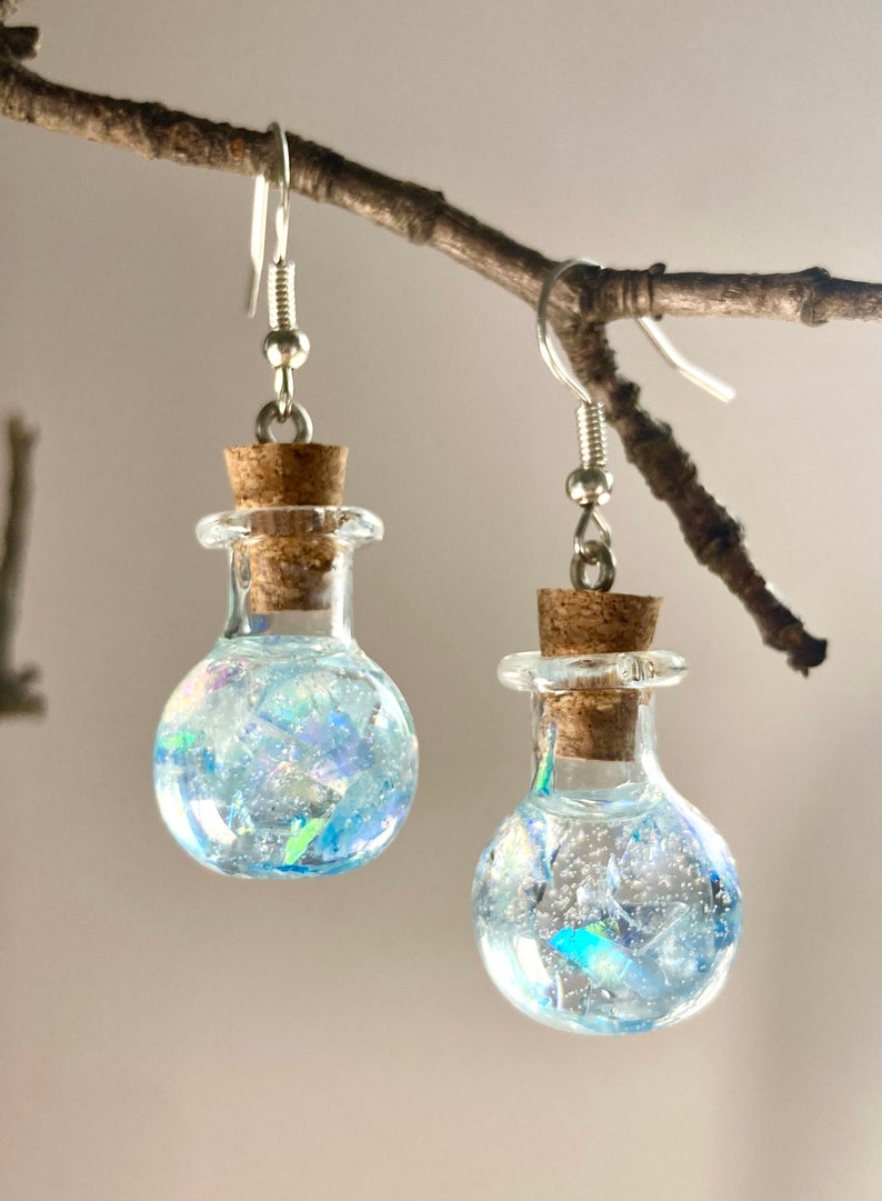 Potion Bottle Charm Earrings - Etsy