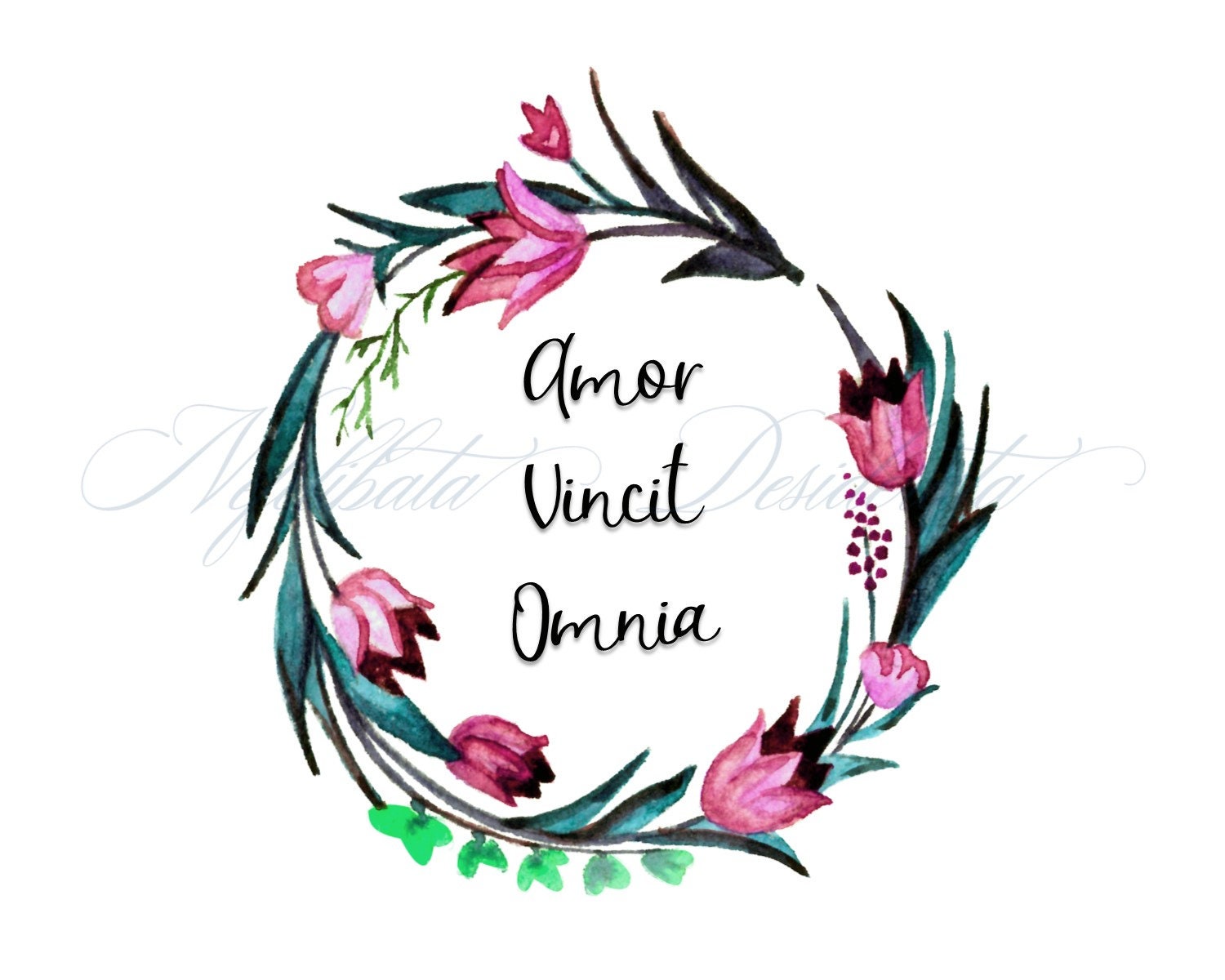 Amor Vincit Omnia Latin Quote Digital Download Printable Art "love ...