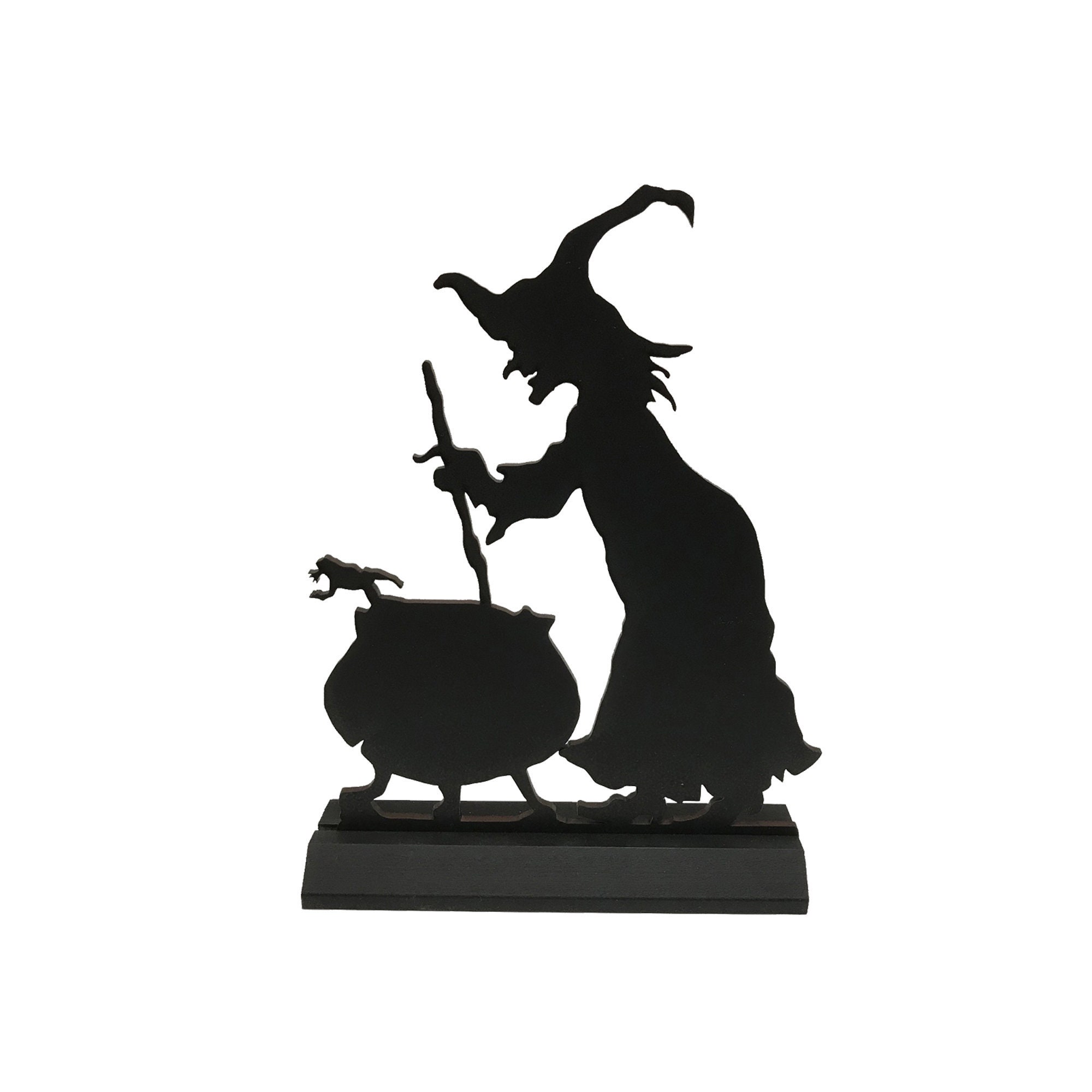 Witch Stirring Cauldron