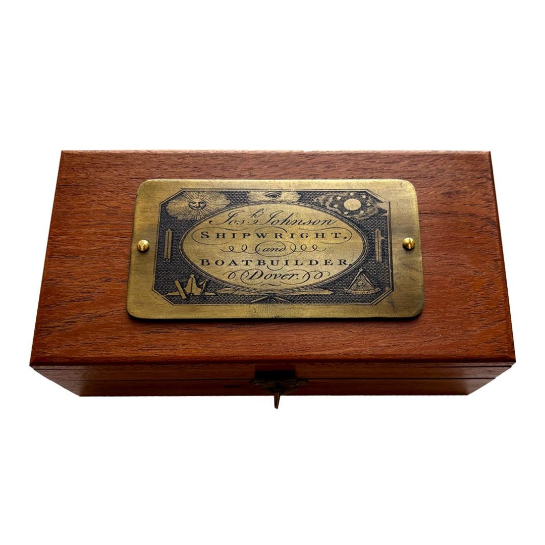 Wood Trinket Box, Vintage Shipwright Advertisement, Nautical Decor - Etsy