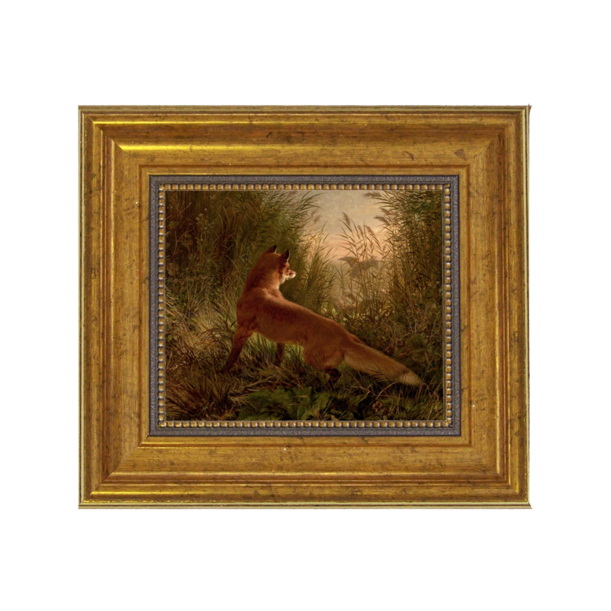 Fox Flushing Ducks Framed Oil Painting Print on Canvas in - Etsy