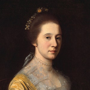 Portrait of Margaret Strachan Framed Oil Painting Print on Canvas ...
