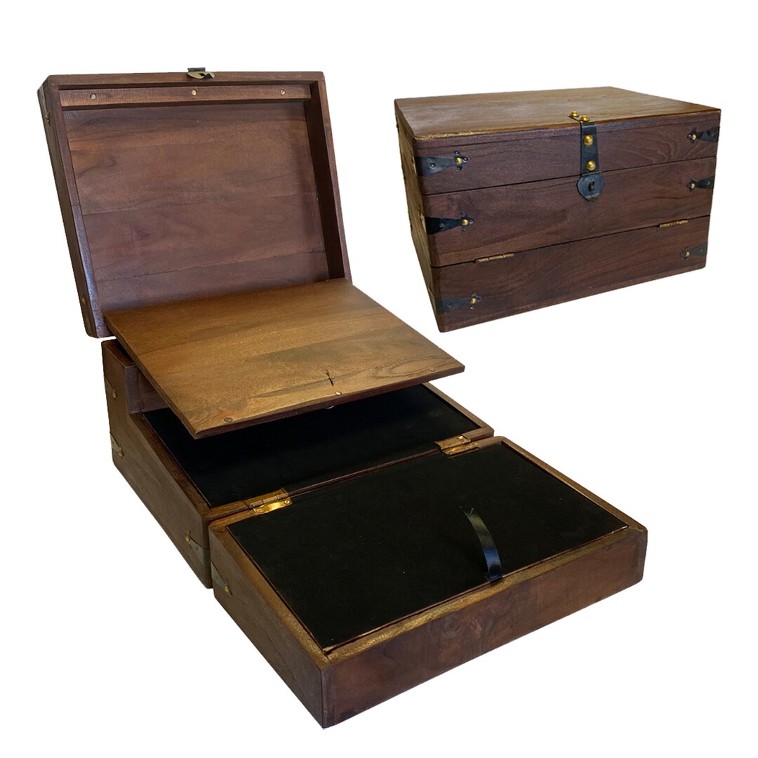 MANUFACTURER SECONDS 13 X 10-3/4 X 8 Extra Large Portable Wooden ...