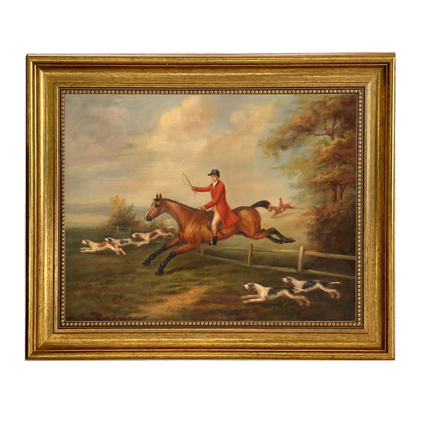 English Hunt Scene - Etsy