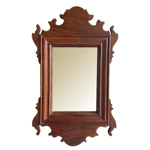 Small Wood Colonial Mirror, Early American Decor (11 Inch) - Etsy