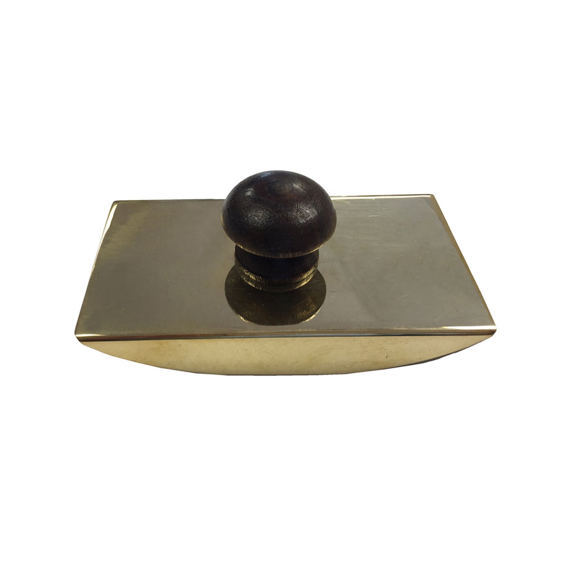 Brass Ink Rocker Blotter With Wooden Handle Antique Vintage - Etsy
