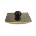 Brass Ink Rocker Blotter With Wooden Handle Antique Vintage - Etsy