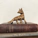 4-1/4" Antiqued Brass Fox Figurine, Vintage Style Desk Decor or Gift - Etsy