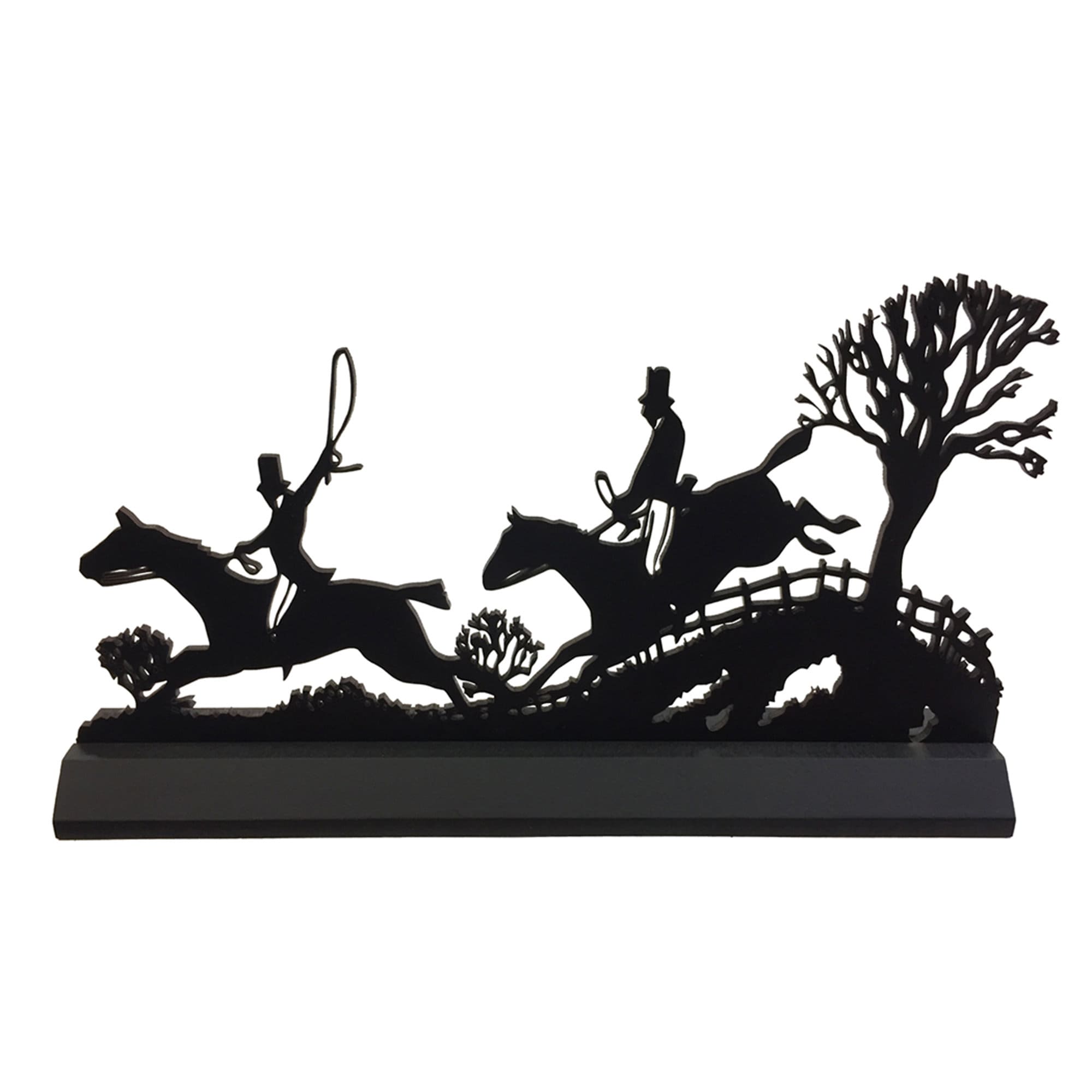 Fox Hunting Silhouette