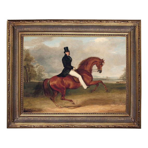 Portrait of George Stanhope Framed Oil Painting Print on - Etsy