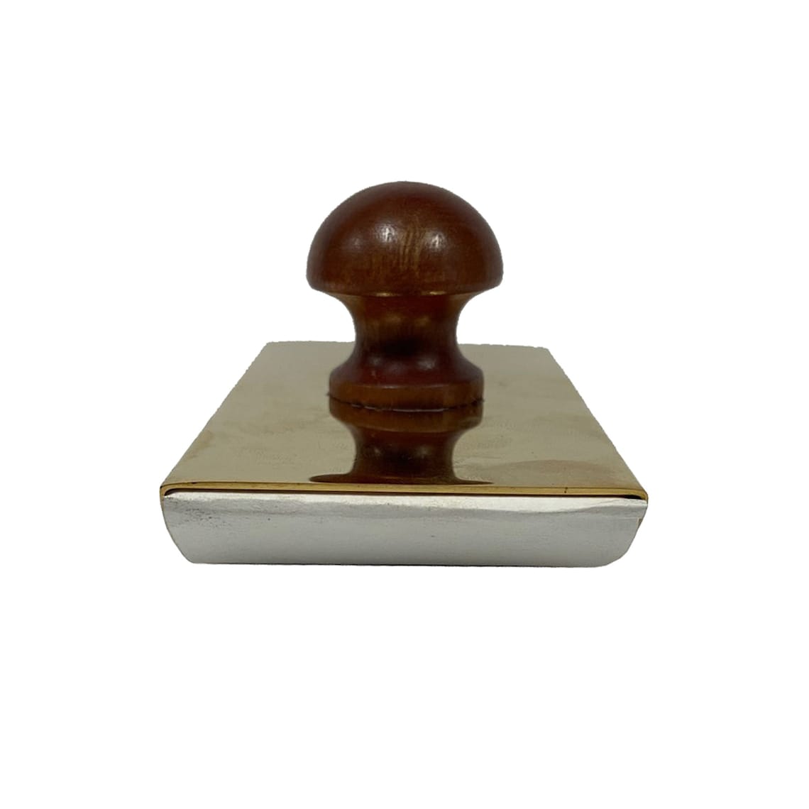 Brass Ink Rocker Blotter With Wooden Handle Antique Vintage - Etsy