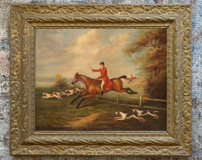 16x20" Antique Gold Wood Frame With YOUR CHOICE of New Canvas Print ...