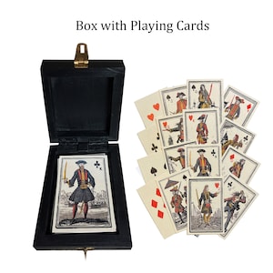 Blackbeard Engraved Wood Box With Pirate Playing Cards - Etsy
